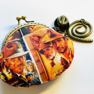 Indiana Jones Movie Posters Handsewn Coin Purse With Iconic Hat and ...