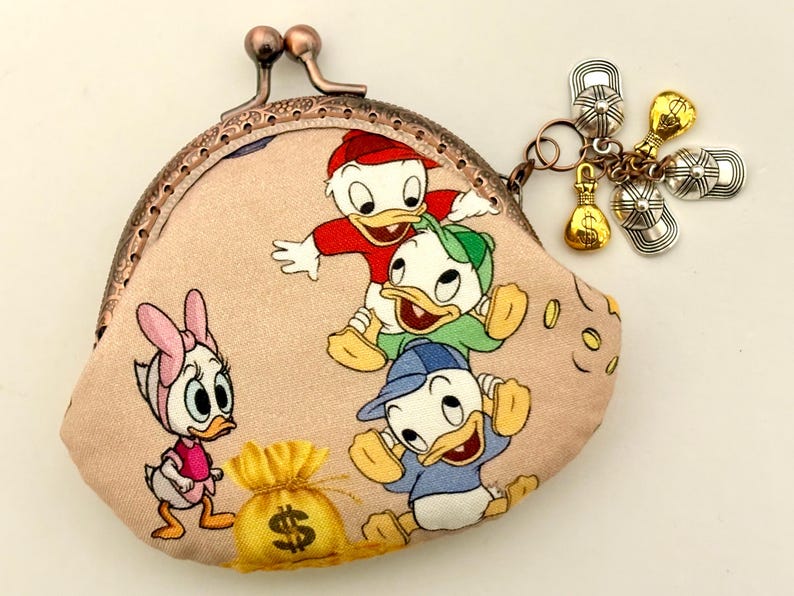 Ducktales, Uncle Scrooge, Huey, Dewey, and Louie Duck Coin Purse With ...