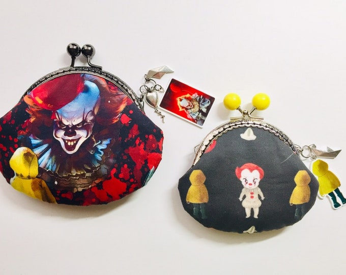 Horror Killer Monster It Clown Pennywise, Georgie Hand-sewn Coin Purse ...