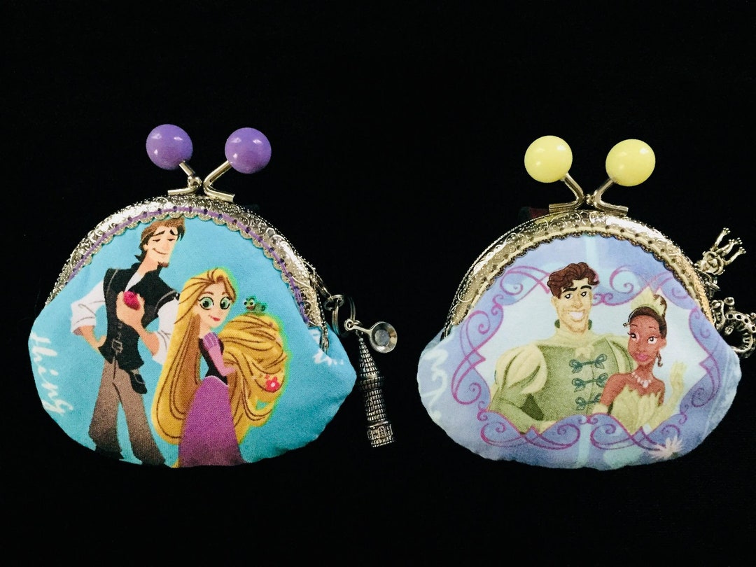 Inspired by Tangled and the Frog Prince, Rapunzel, Tiana, Handsewn Coin ...