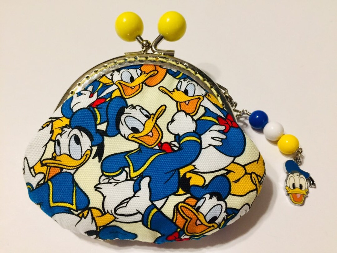 Donald Duck, Sailor Duck Handsewn Coin Purse With Matching Keychain ...