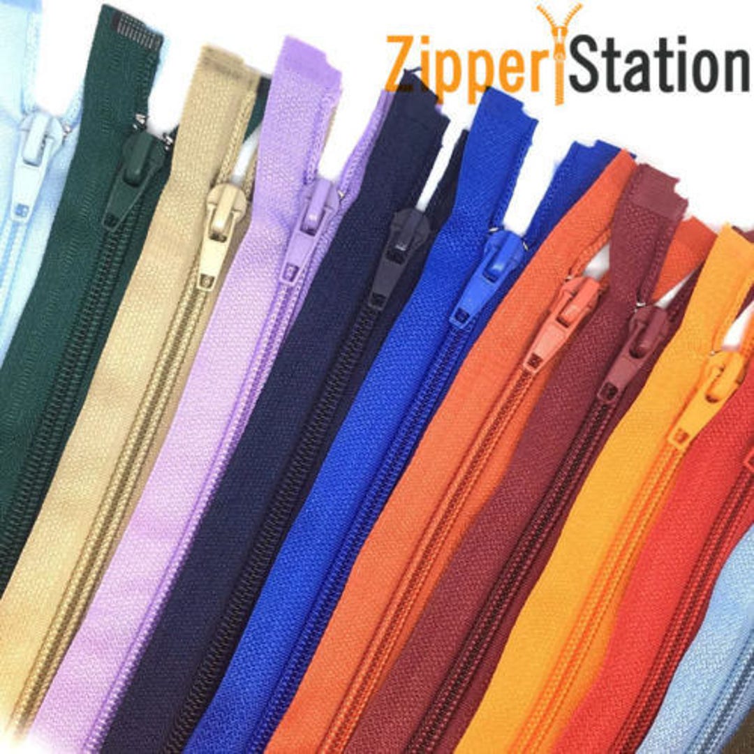 Nylon Open Ended Zips No 5 Autolock Zipper 22 Zip Colours N5OE - Etsy