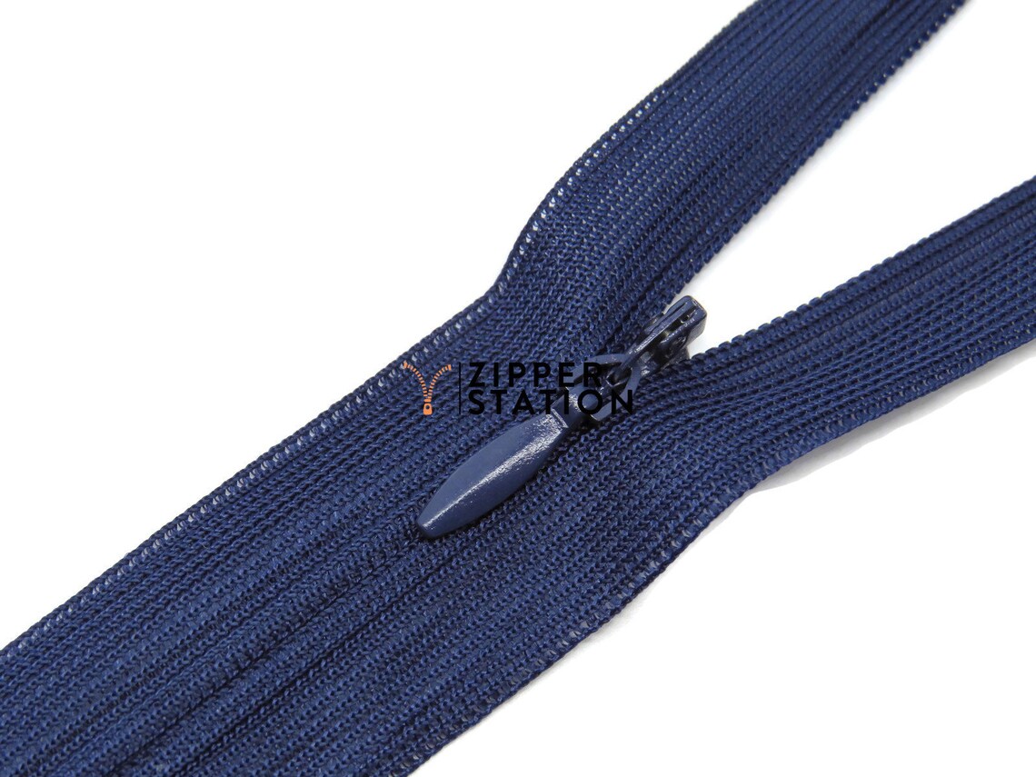 50cms Invisible Concealed Zips - 19.5" Zippers for Dresses, Skirts ...