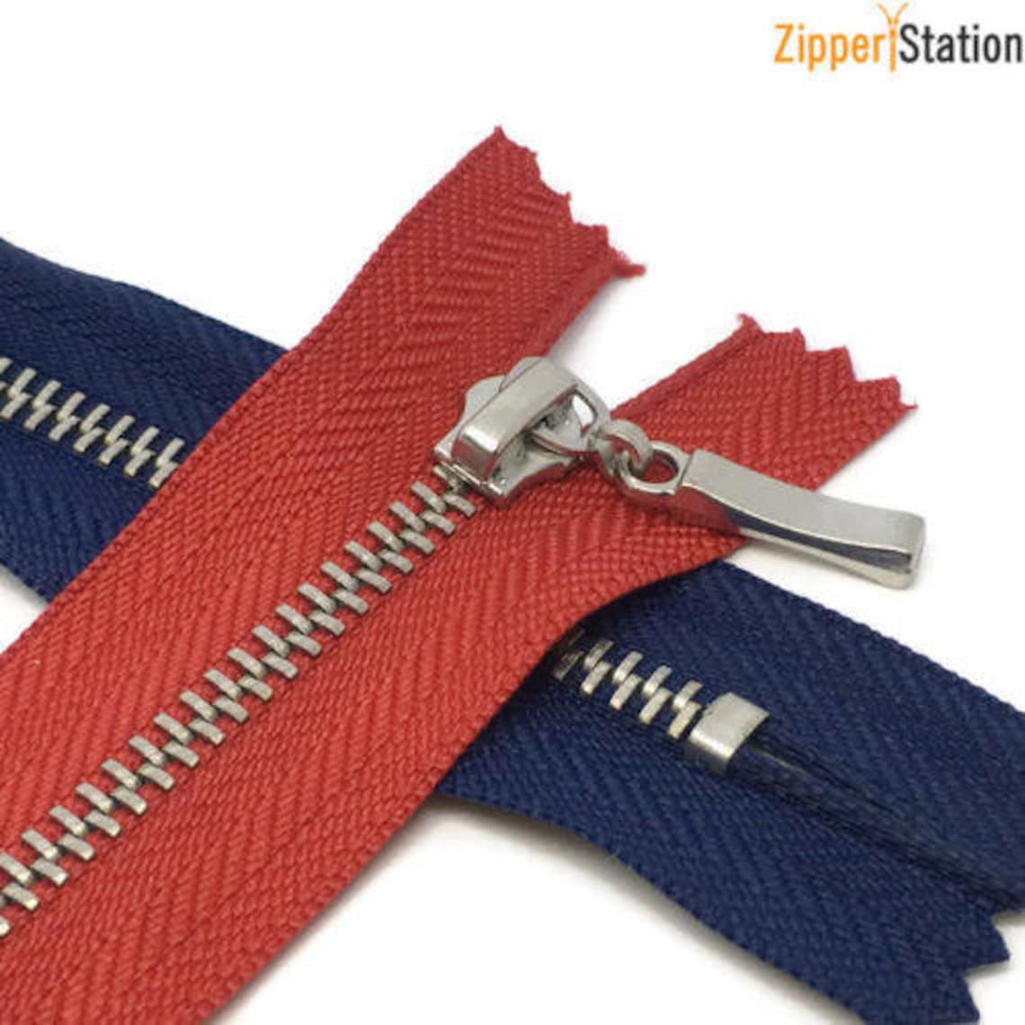 Closed End Metal Chrome Silver Teeth Zips No 3 Weight Zipper - Etsy Canada