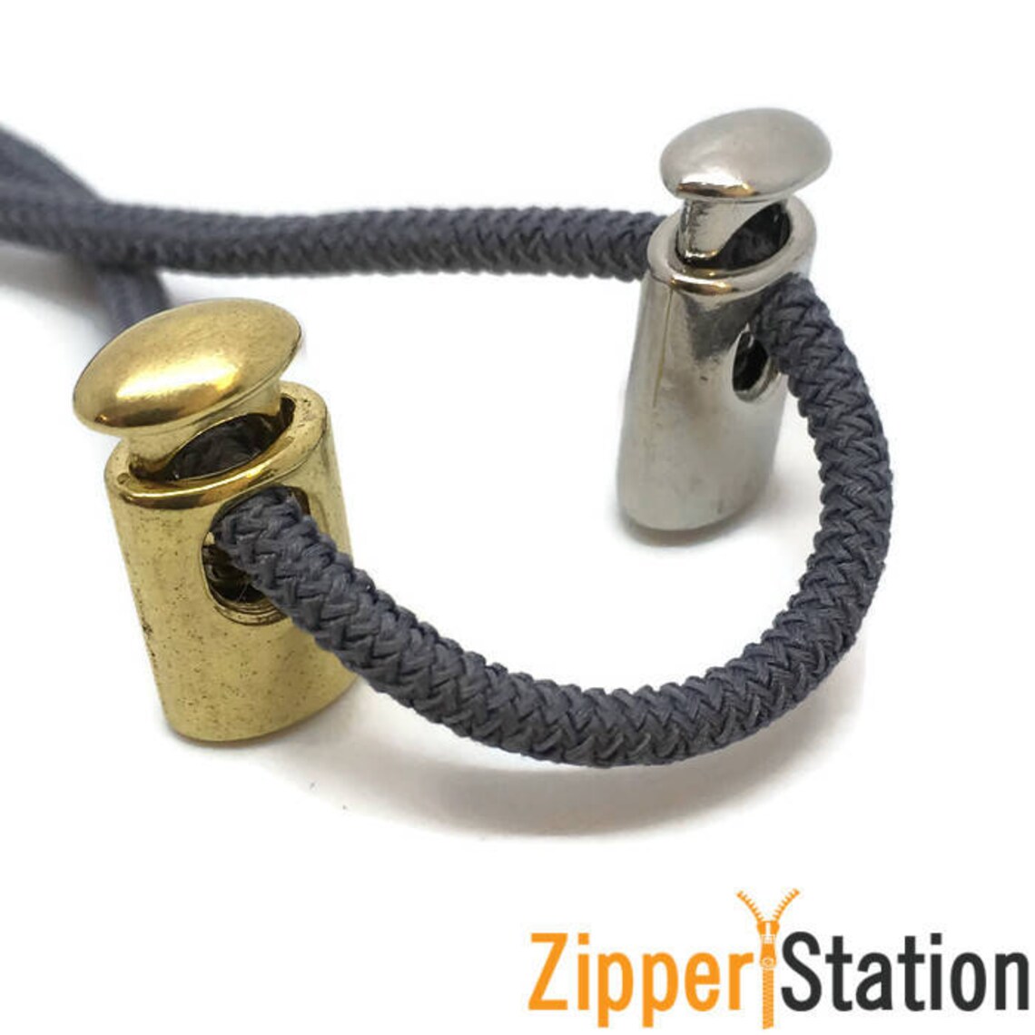 METAL Cord Locks With Spring Stopper Toggle Lock Ends - Etsy