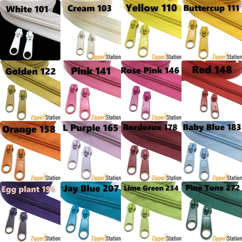 Continuous Zip Chain No3 Weight Upholstery N3 Zipping 1 - Etsy