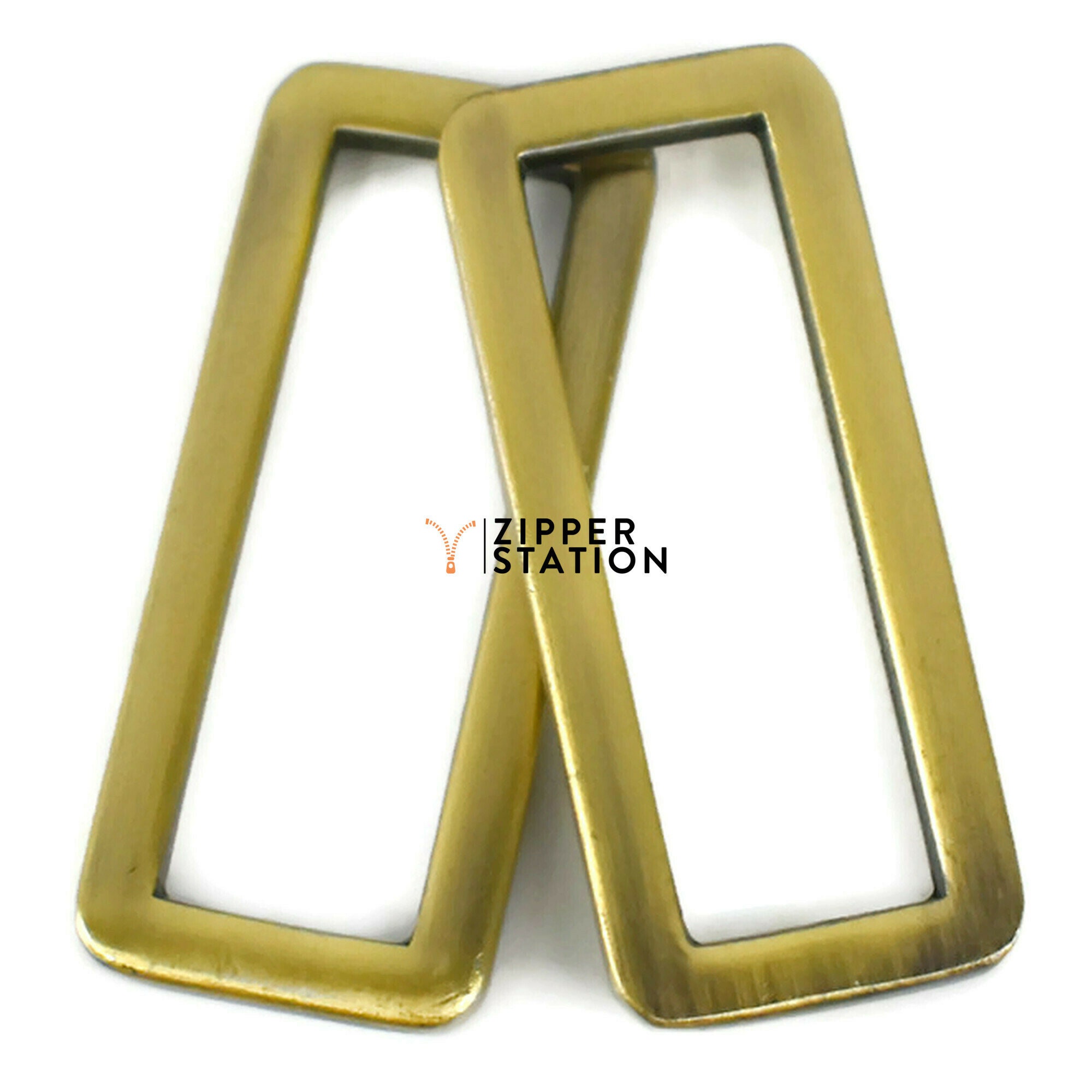 Brass Metal Rectangle D Rings Solid Cast Loops for Webbing - Etsy UK