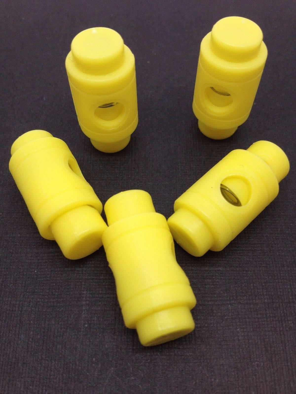 Toggle Cylinder Cord Lock End Spring Stopper - 18 Colours in Packs of 2 ...