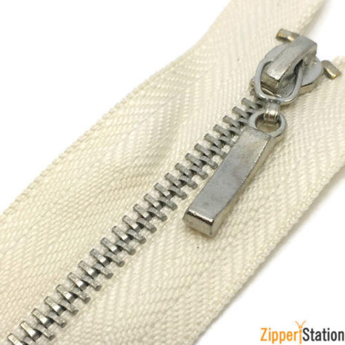 Closed End Metal Chrome Silver Teeth Zips No 3 Weight Zipper - Etsy Canada