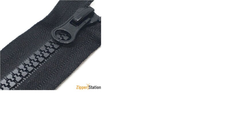 No 8 Chunky Open Ended Zip Plastic Teeth Heavy Duty 8 - Etsy