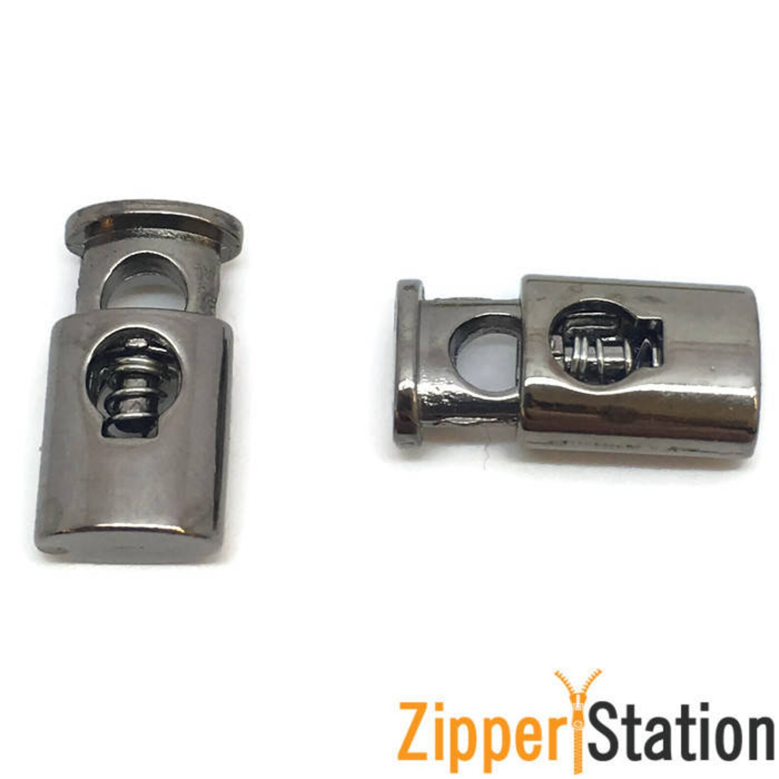 METAL Cord Locks With Spring Stopper Toggle Lock Ends - Etsy