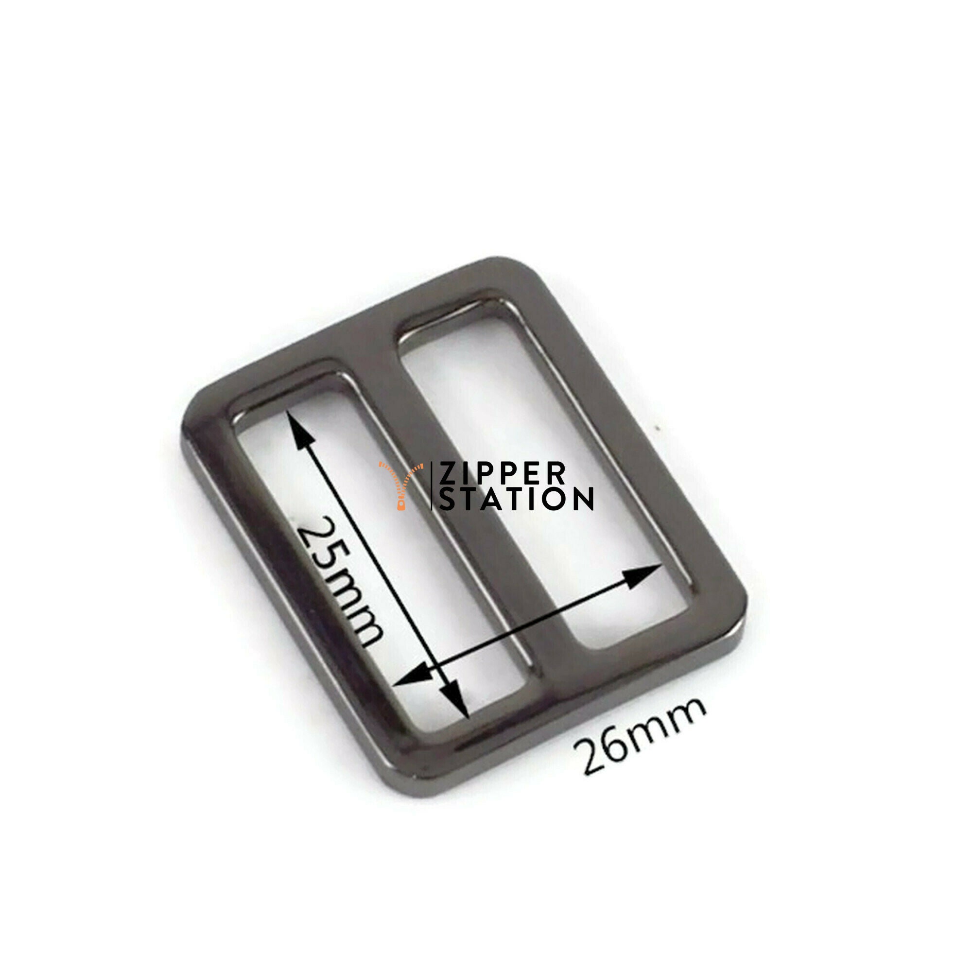 Gun Metal Tri Glides Solid 3 Bar Adjusters 20mm to 38mm - Etsy UK