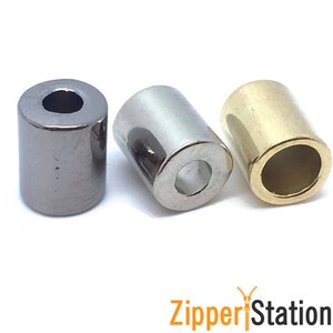 Metal Cord End Toggles Clothing Draw String Pull Cord Hoodie Ends Tube ...