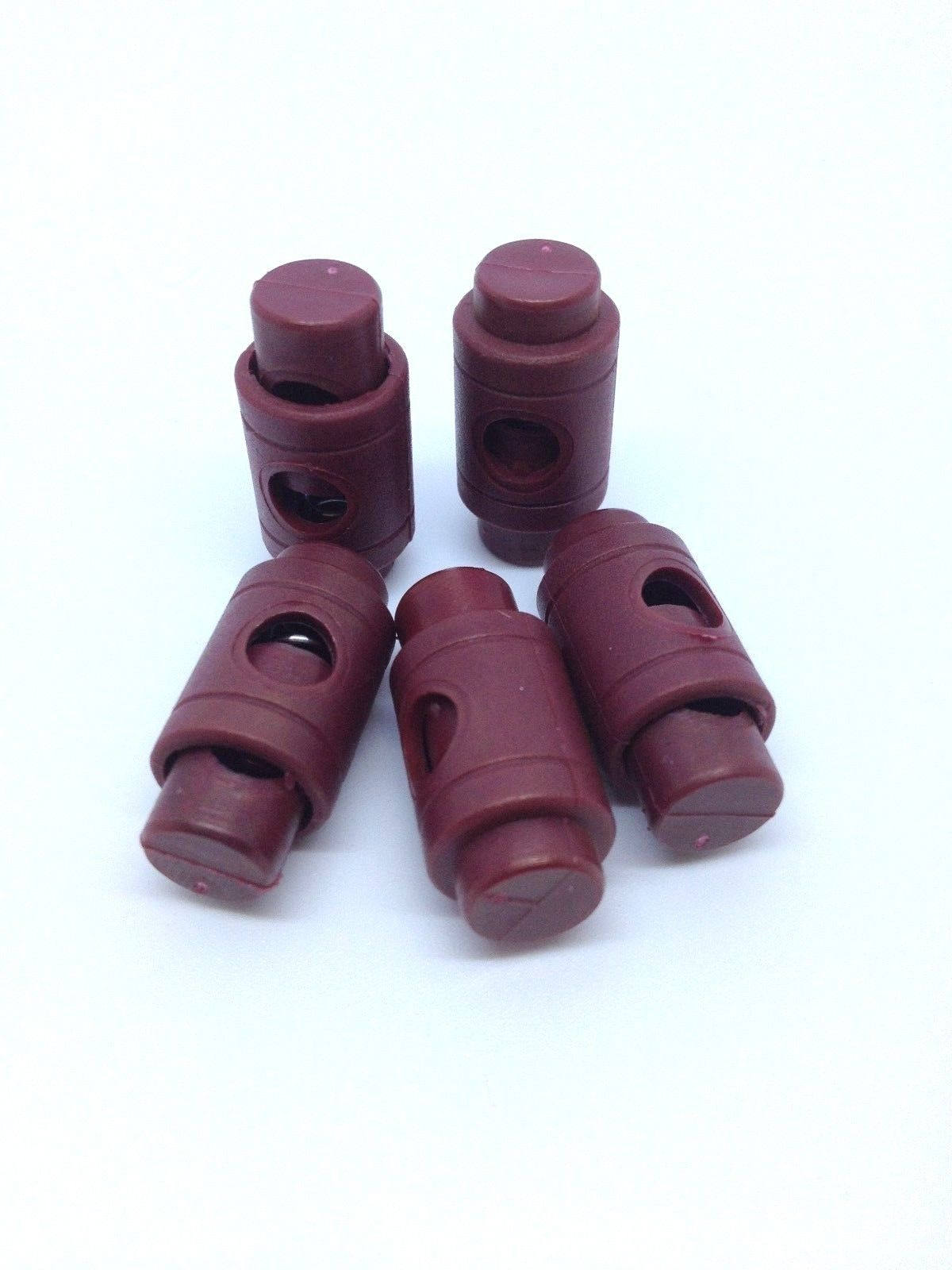 Toggle Cylinder Cord Lock End Spring Stopper - 18 Colours in Packs of 2 ...