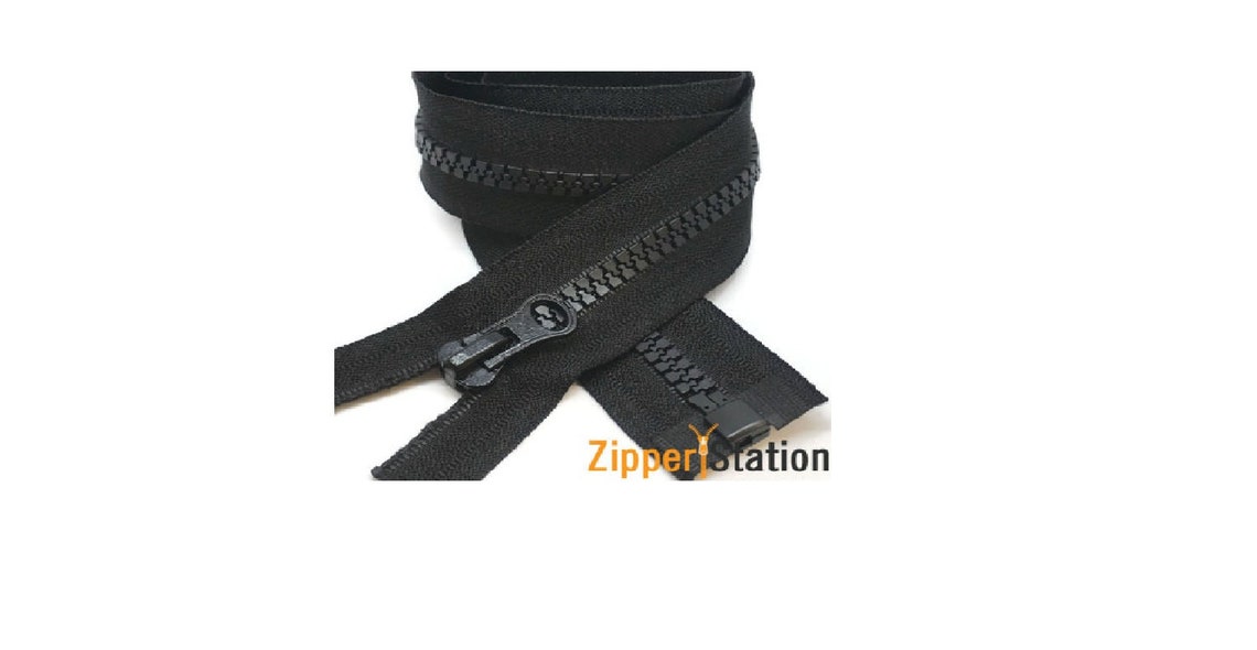 No 8 Chunky Open Ended Zip Plastic Teeth Heavy Duty 8 - Etsy