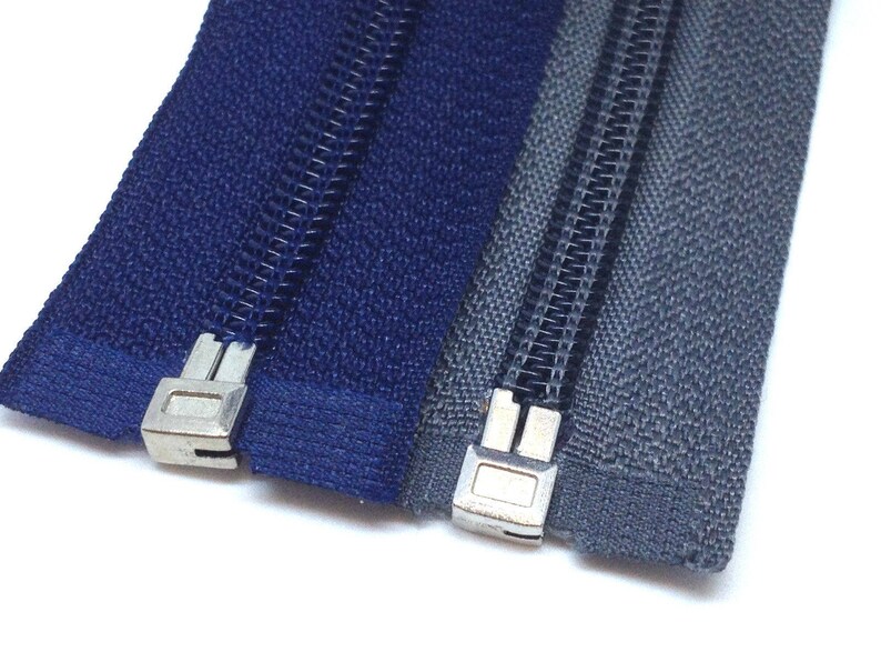 Nylon Open End Reversible Zipper no5 Reversable Zip Black | Etsy