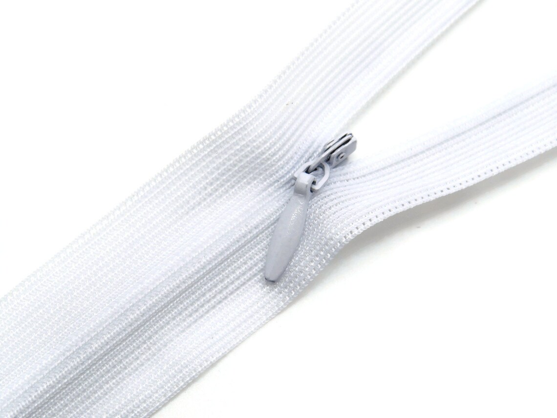 50cms Invisible Concealed Zips - 19.5" Zippers for Dresses, Skirts ...
