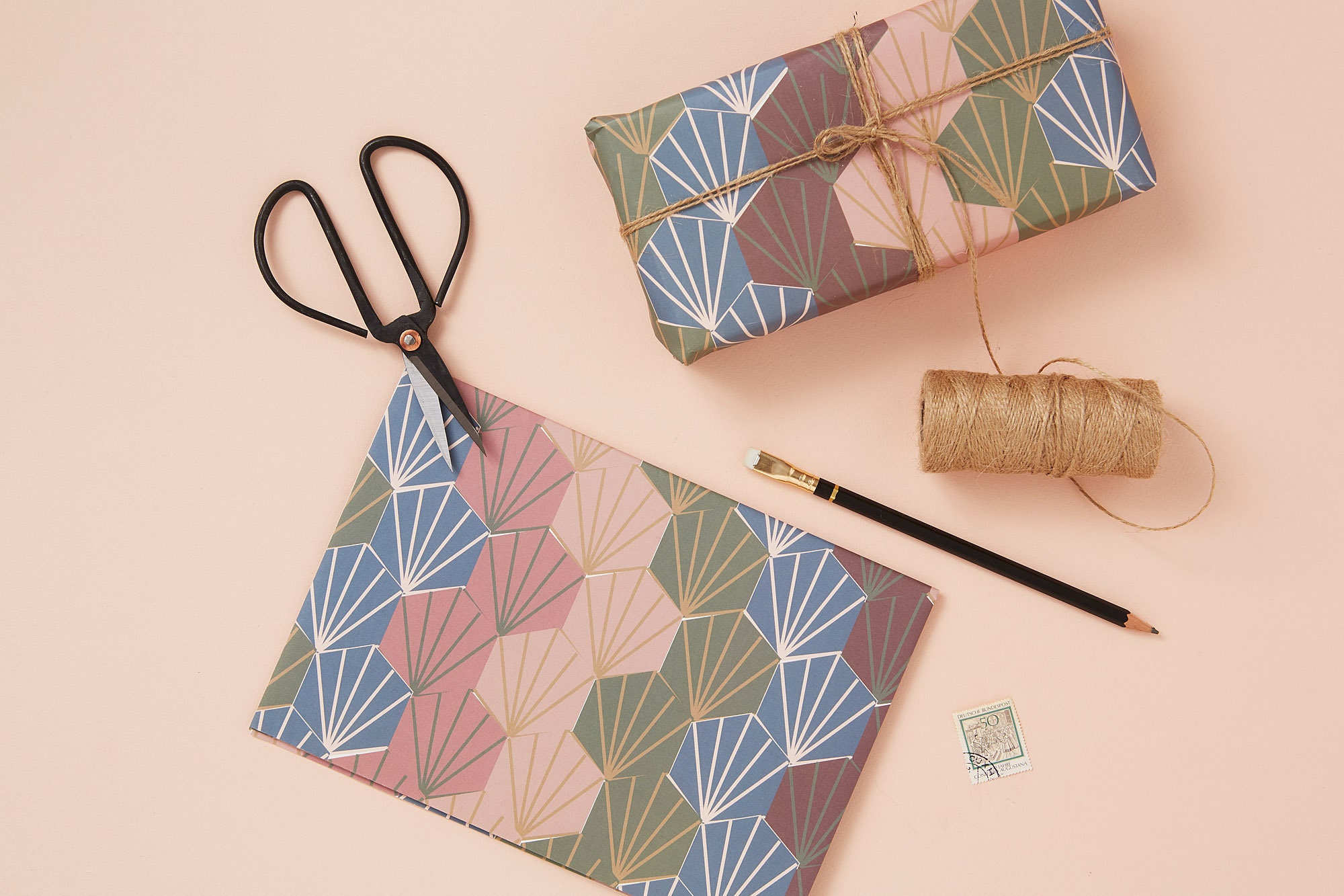 Deco Shell Gift Wrap - Etsy UK