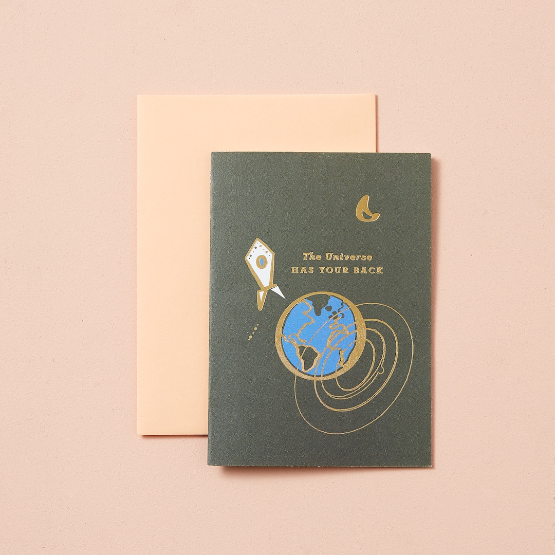 The Universe Has Your Back Card - Etsy
