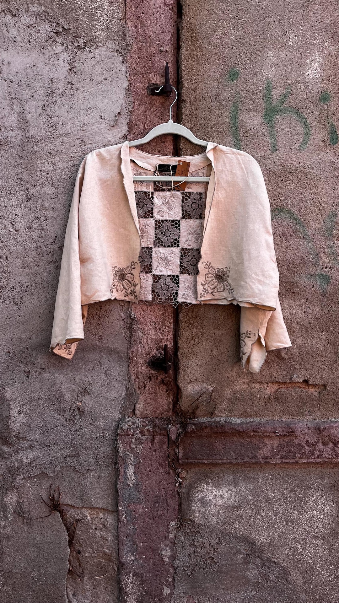 Upcycled Bohemian Clothing, Boho Woman Vintage Jacket, Sustainable ...