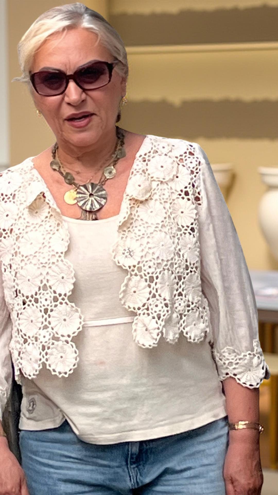 Upcycled Bohemian Clothing, Vintage Lace Jacket, Sustainable Clothing ...