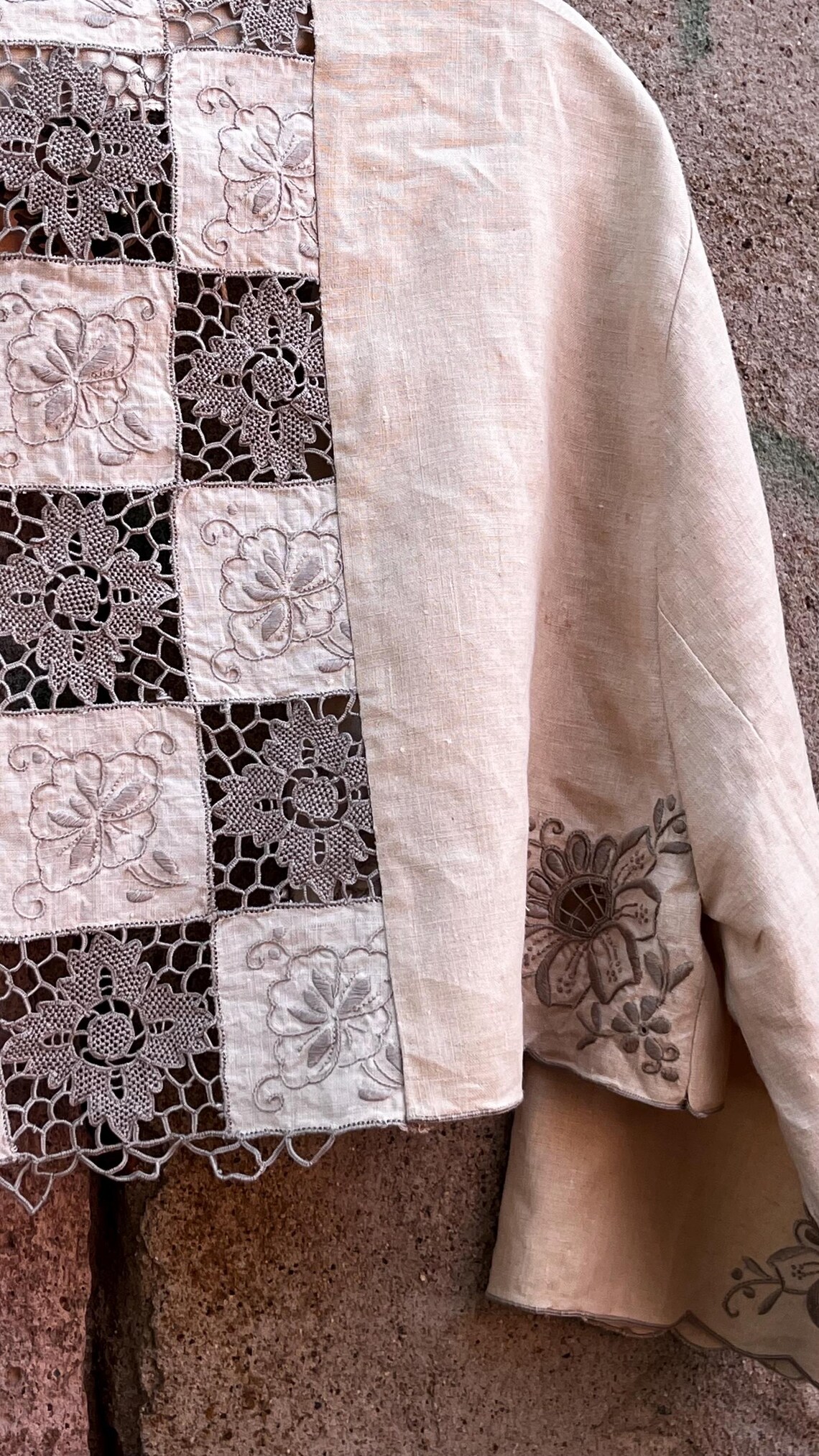 Upcycled Bohemian Clothing, Boho Woman Vintage Jacket, Sustainable ...