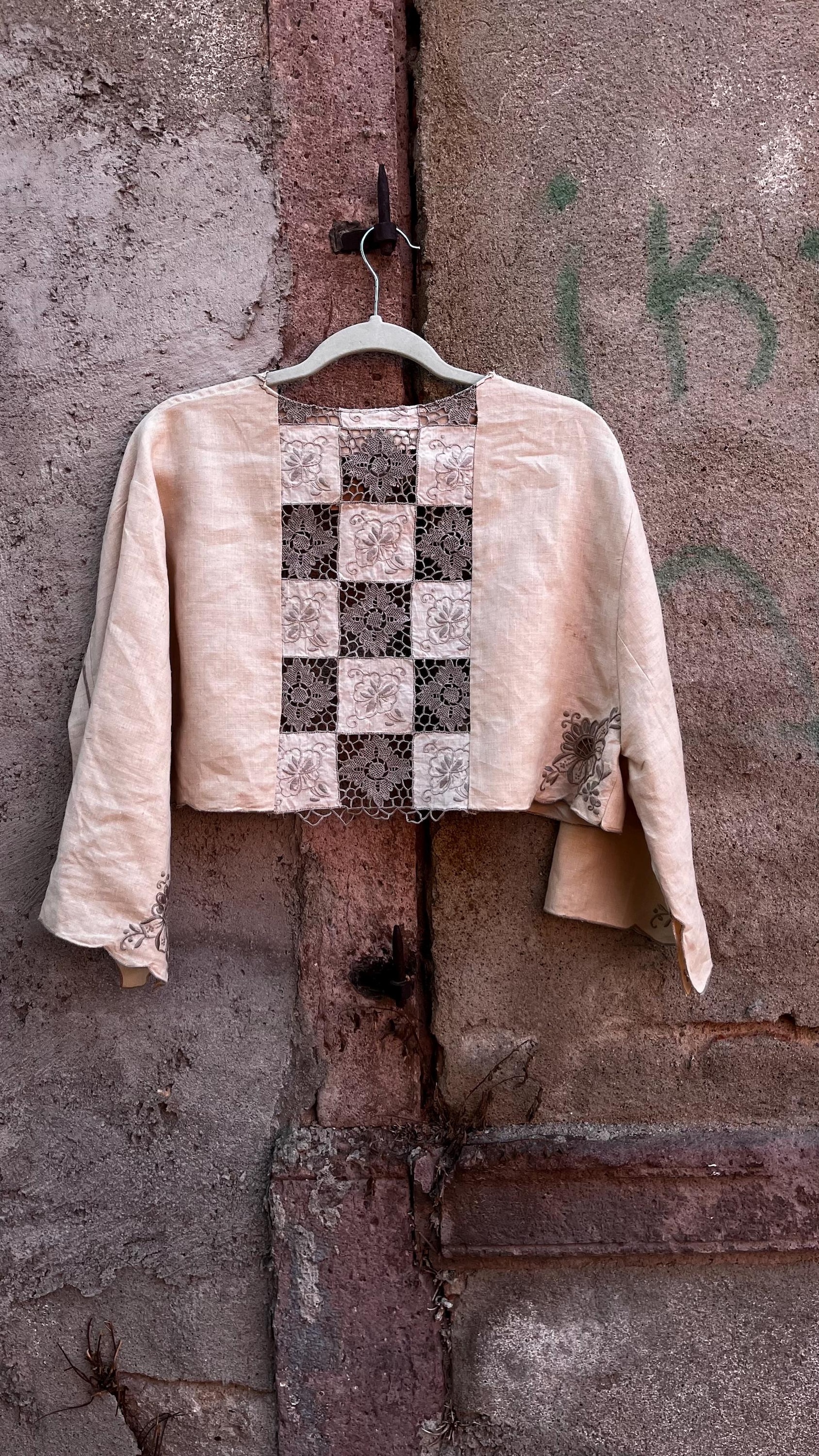 Upcycled Bohemian Clothing, Boho Woman Vintage Jacket, Sustainable ...