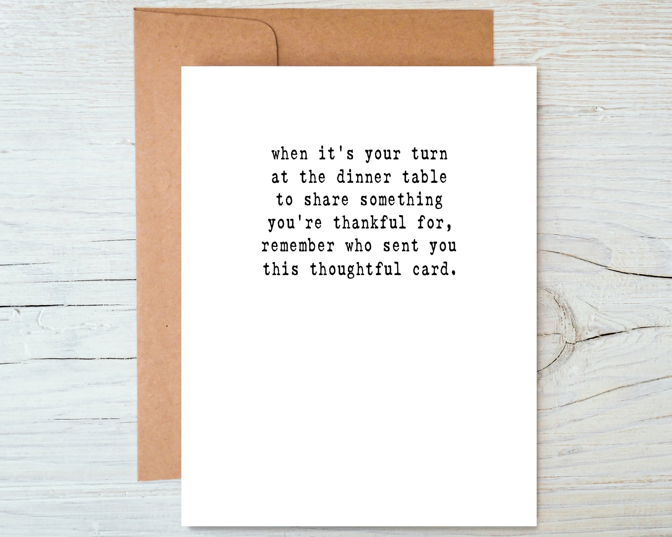 Dinner Table Funny Thanksgiving Card, Humorous Happy Thanksgiving, for ...