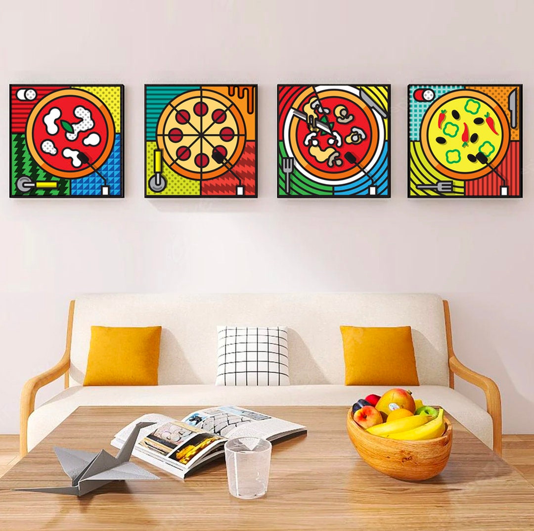 PIZZA SOUND ON Digital Posters - Etsy