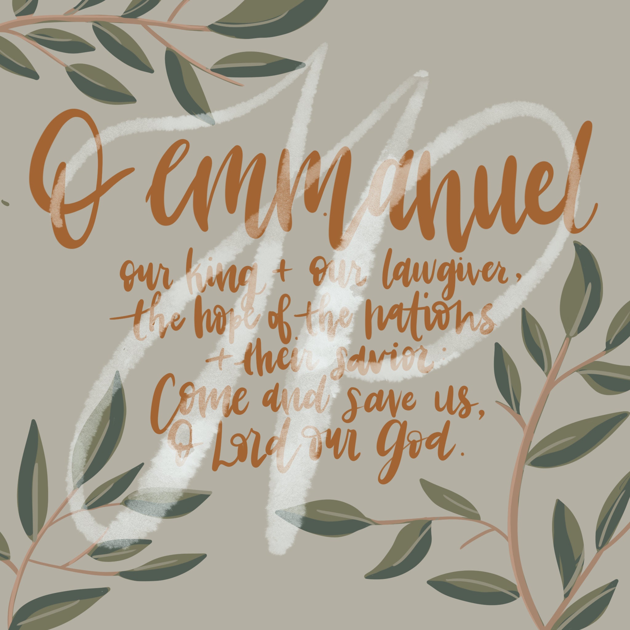 O Antiphons Christmas Advent Printables - Etsy