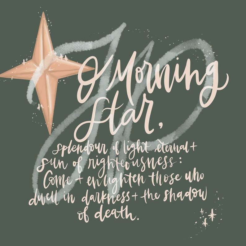 O Antiphons Christmas Advent Printables - Etsy