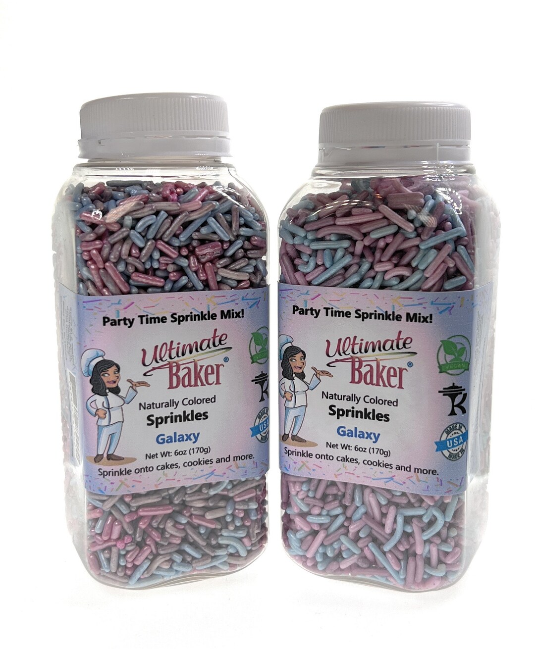 Ultimate Baker Galaxy Sprinkle Mix (1x6oz Gift Bottle) - Vegan ...