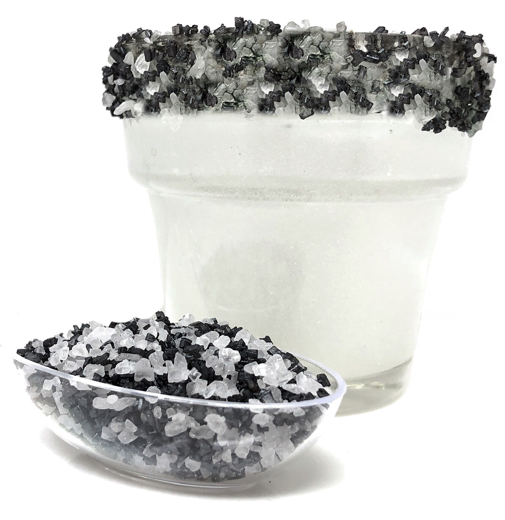 Snowy River Cocktail Salt Black & White 1x4oz Natural Black White ...