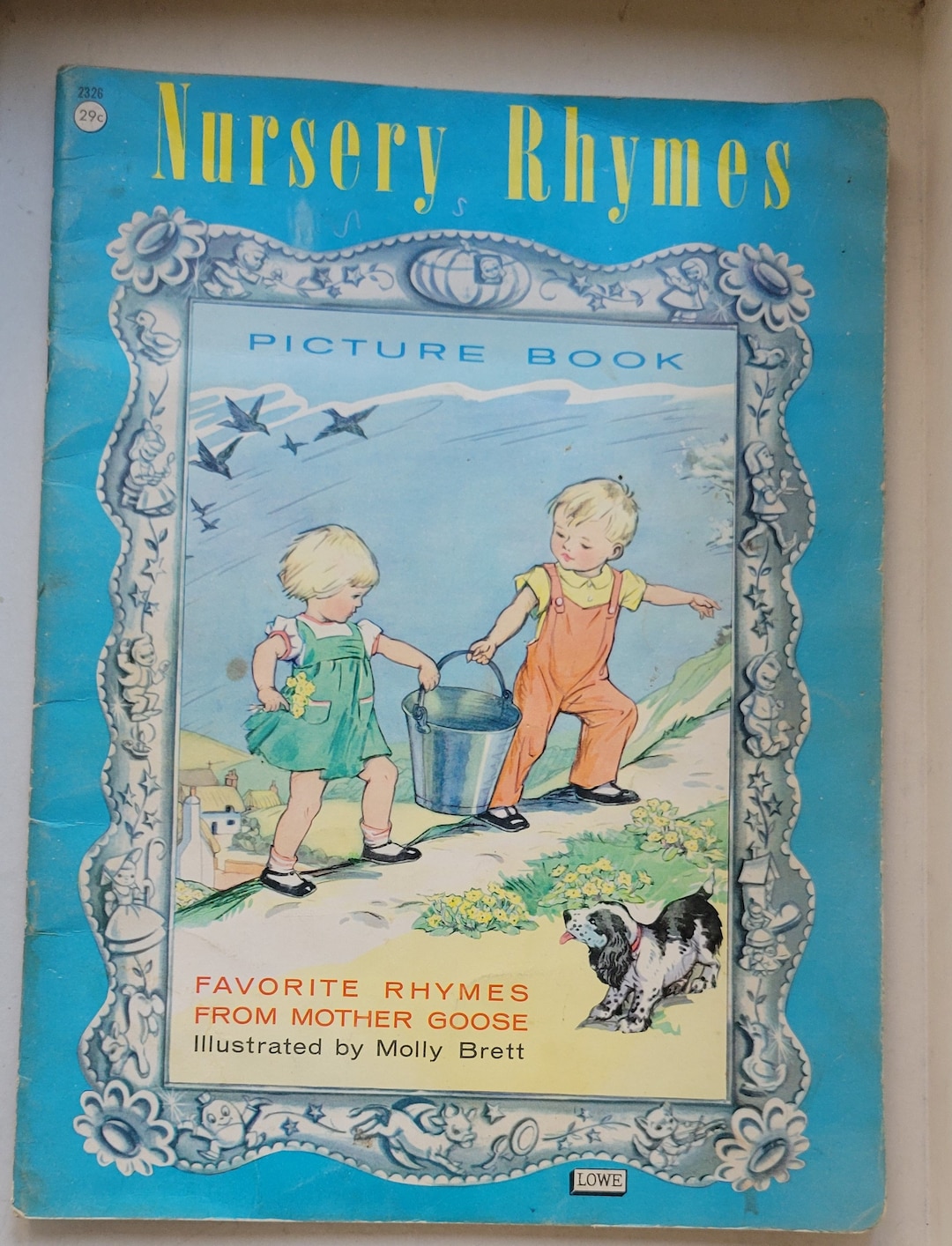 1961 Nursery Rhymes Picture Book: Favorite Rhymes From Mother Goose ...