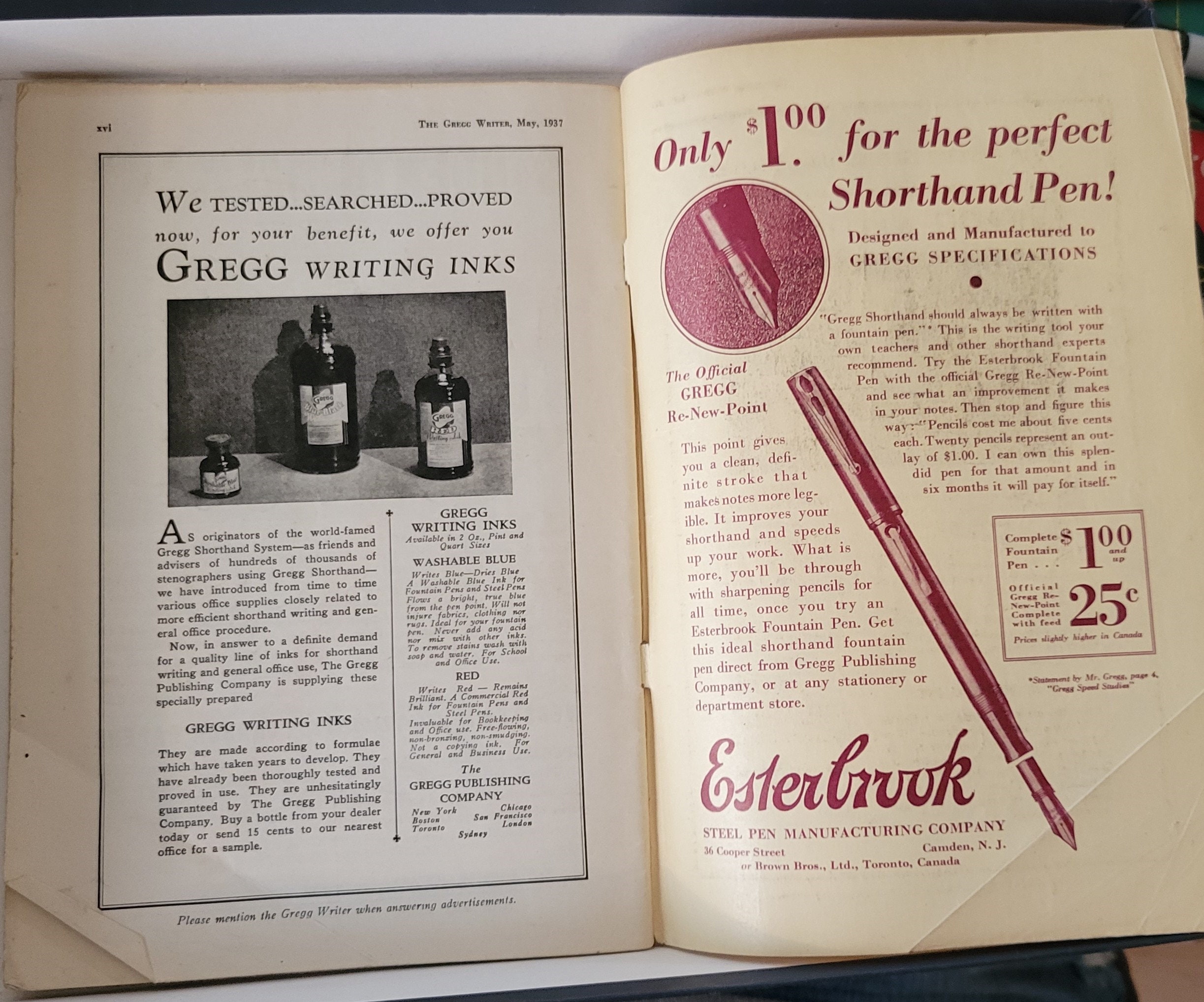 The Gregg Writer A Magazine for Secretaries Stenographers and Typists ...