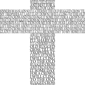 The Old Rugged Cross SVG - Etsy