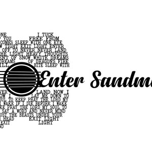 Enter Sandman SVG | Etsy