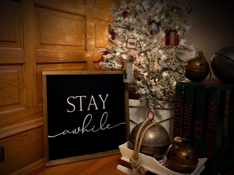 Stay Awhile SVG - Etsy