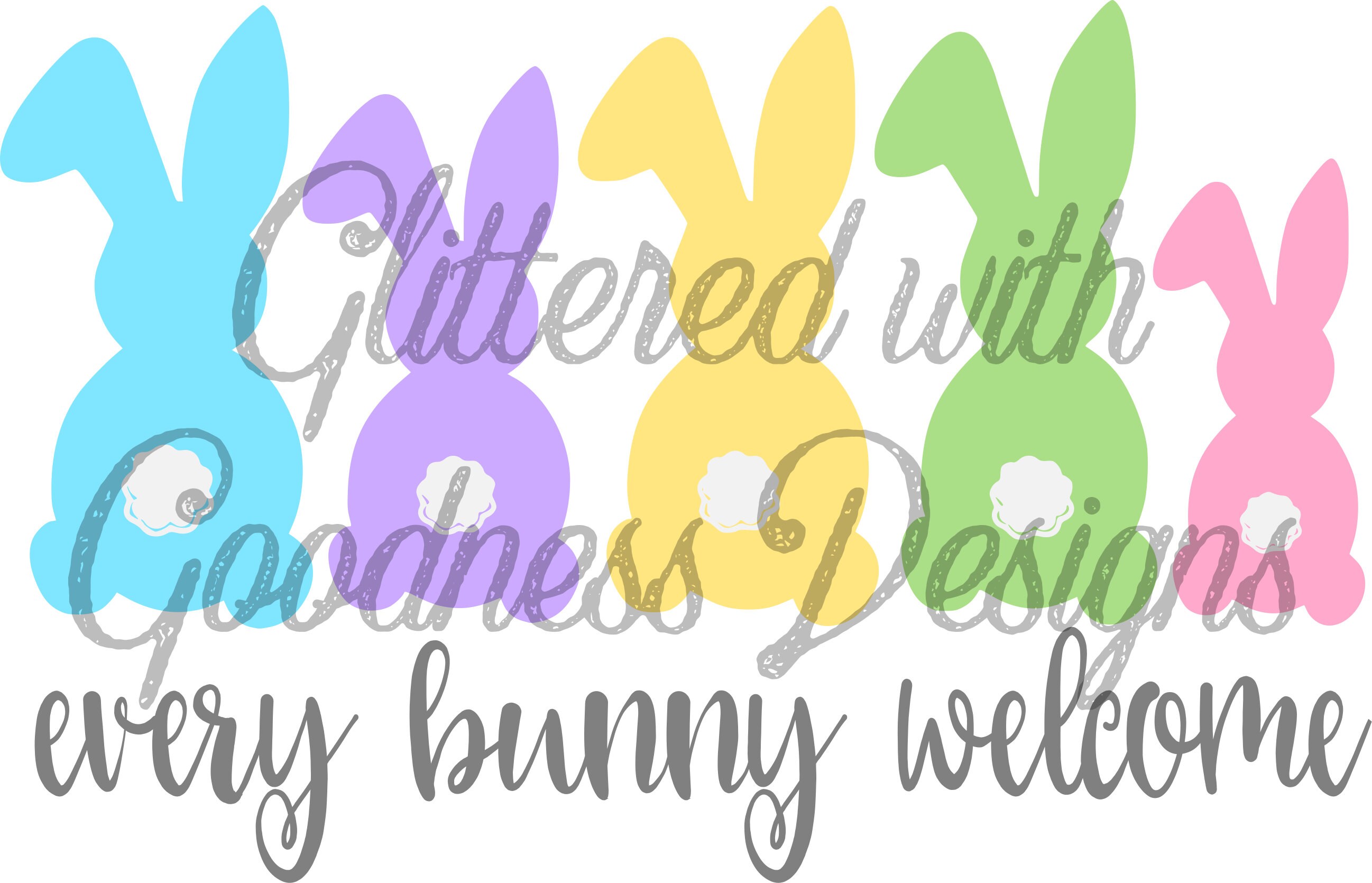 Customizable Every Bunny Welcome SVG - Etsy Australia