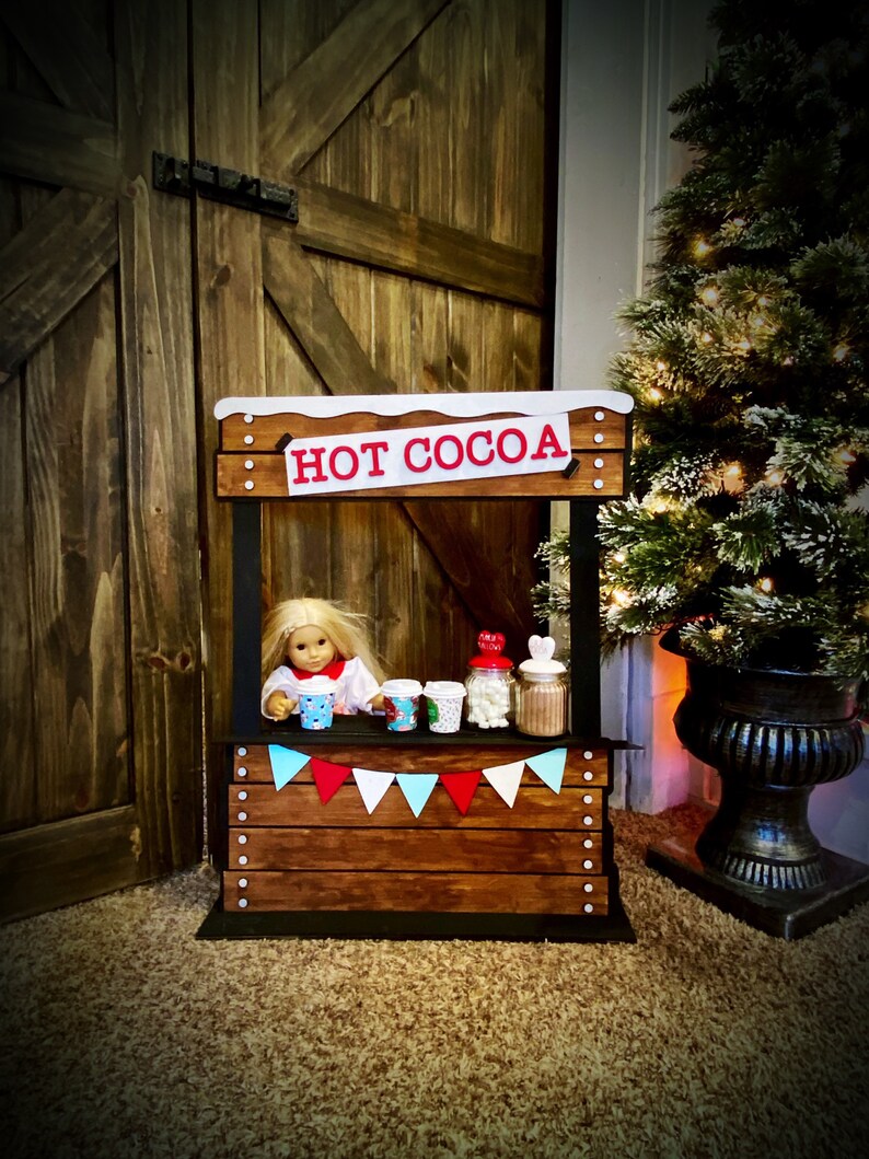 Hot Cocoa Stand Display SVG Laser Cut File - Glowforge - Etsy