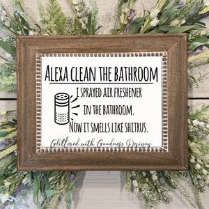 Alexa Clean the Bathroom SVG - Etsy