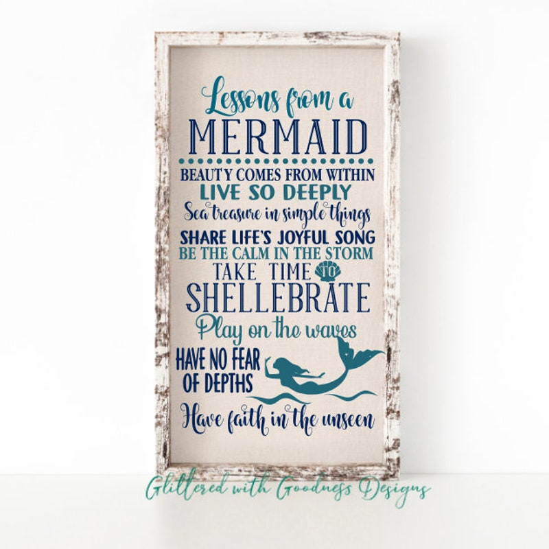 Mermaid Life Svg - Etsy