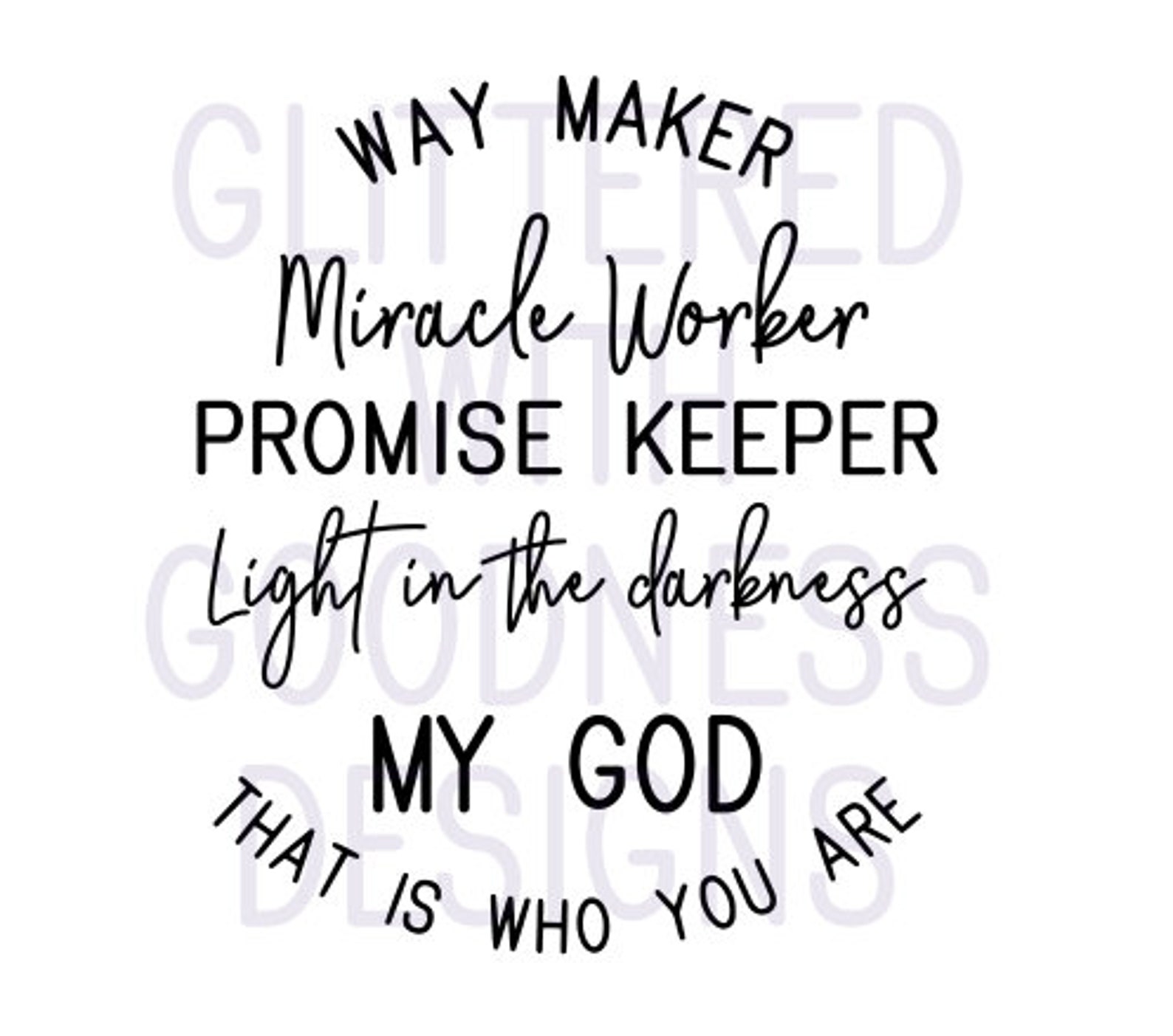 Way Maker SVG | Etsy