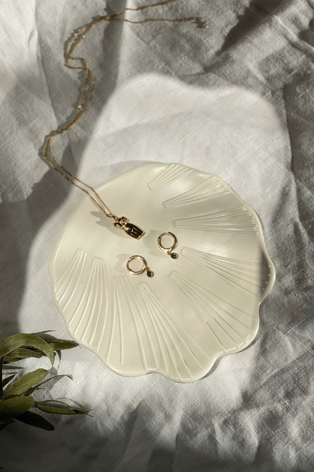 Shell Trinket Dish Scallop Trinket Dish Scallop Decor Home Decor Shell ...