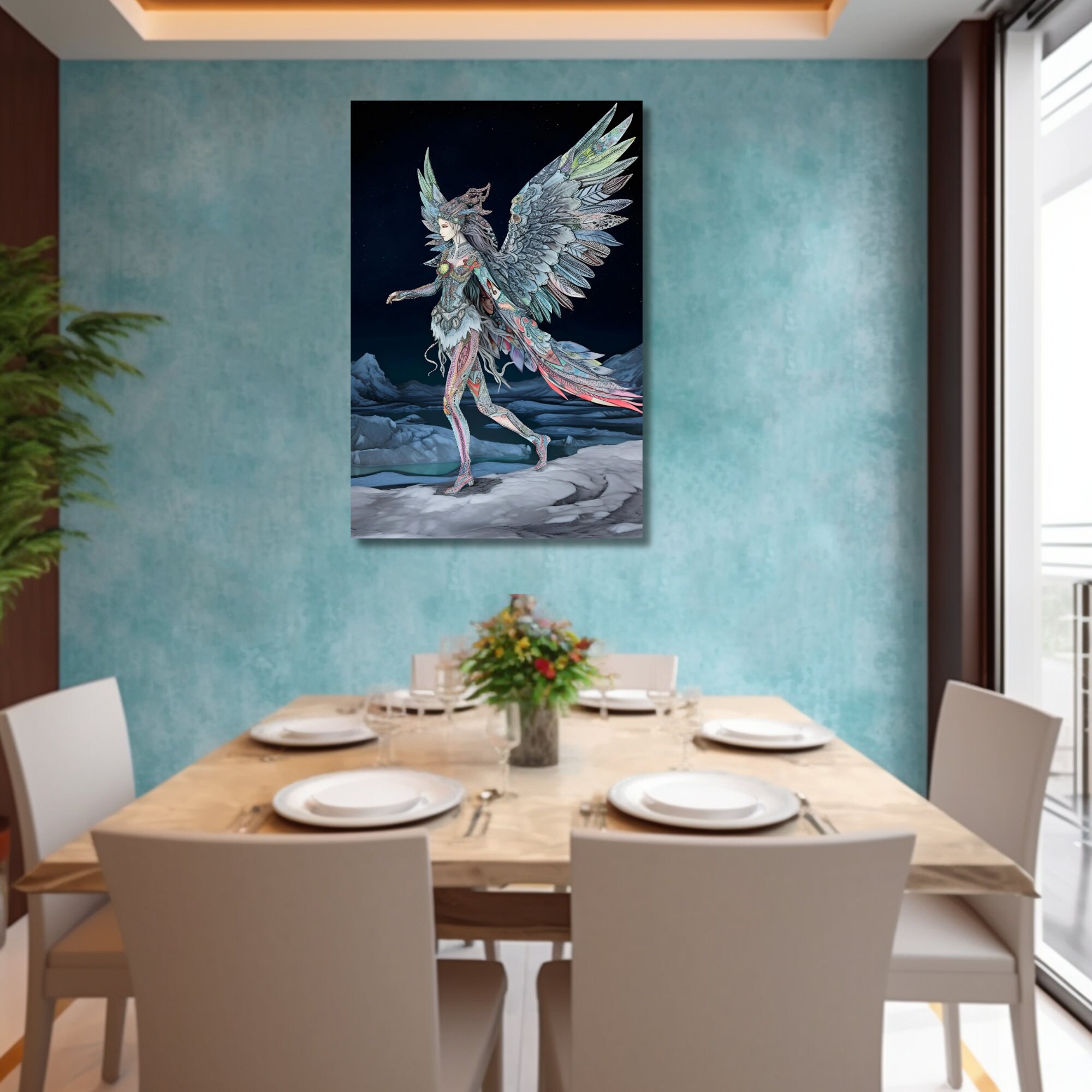 Pixie Faerie Digital Art Print Sprite Nymph Fairy Watercolor - Etsy