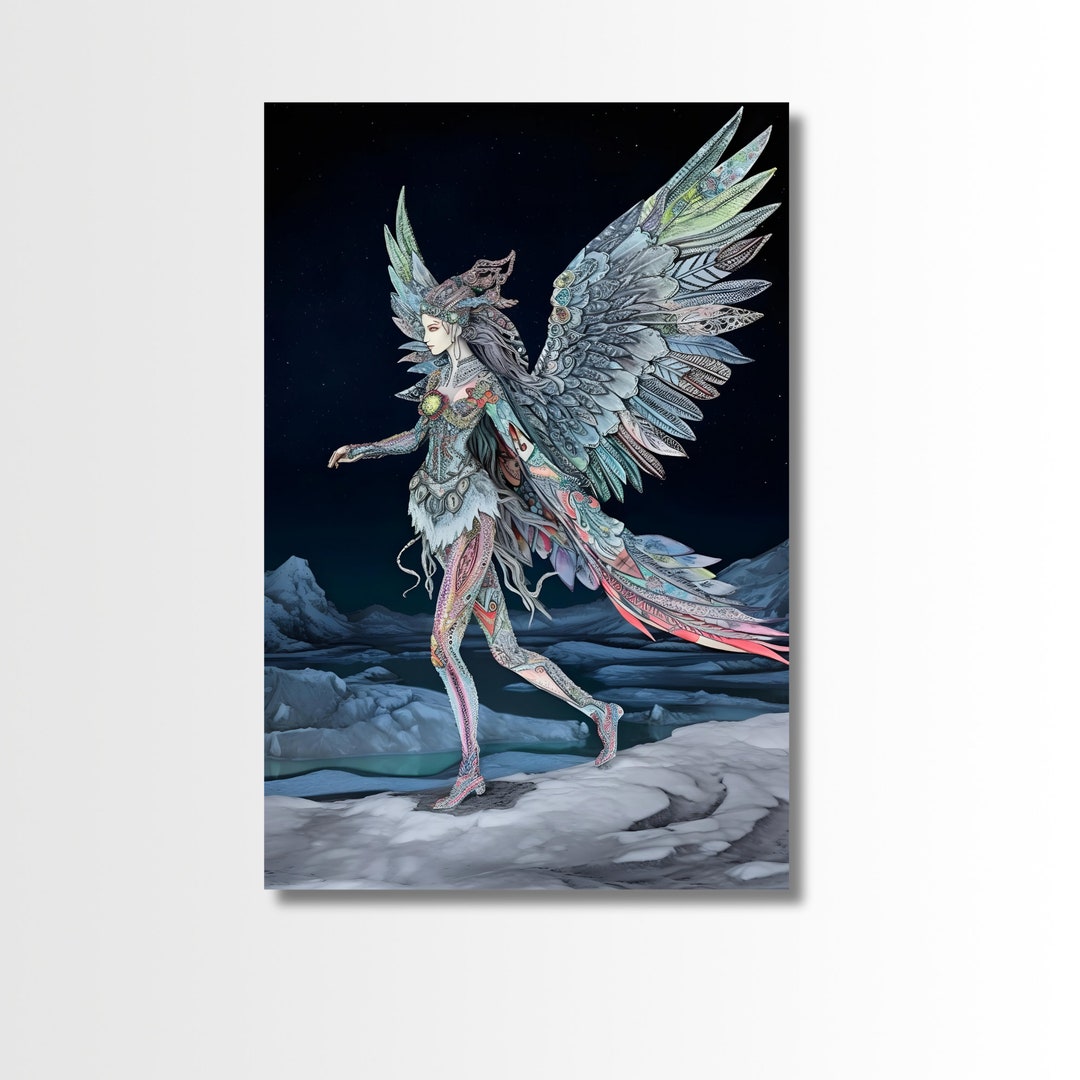 Pixie Faerie Digital Art Print Sprite Nymph Fairy Watercolor - Etsy