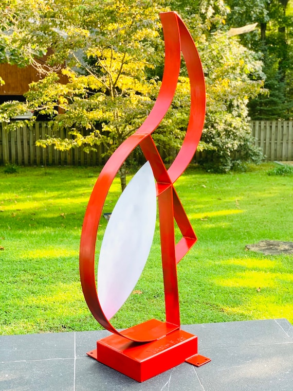 Outdoor Metal Sculptures Modern Art XXL Modern Art Garden Sculpture