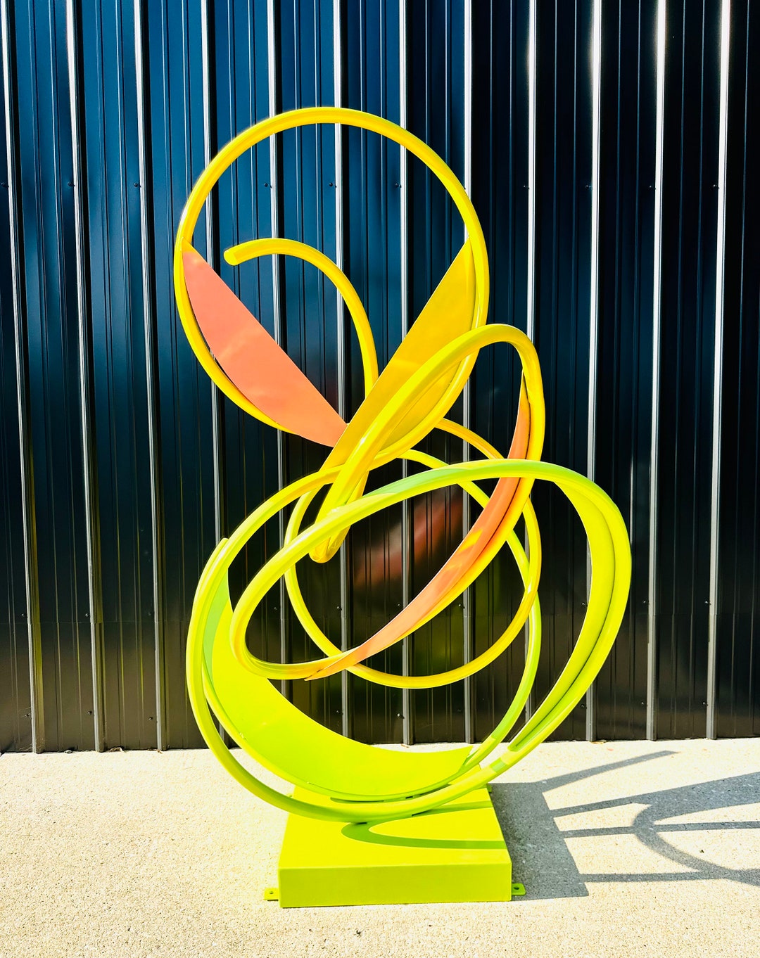 Large Abstract Sculpture Modern Garden Art Stainless - Etsy