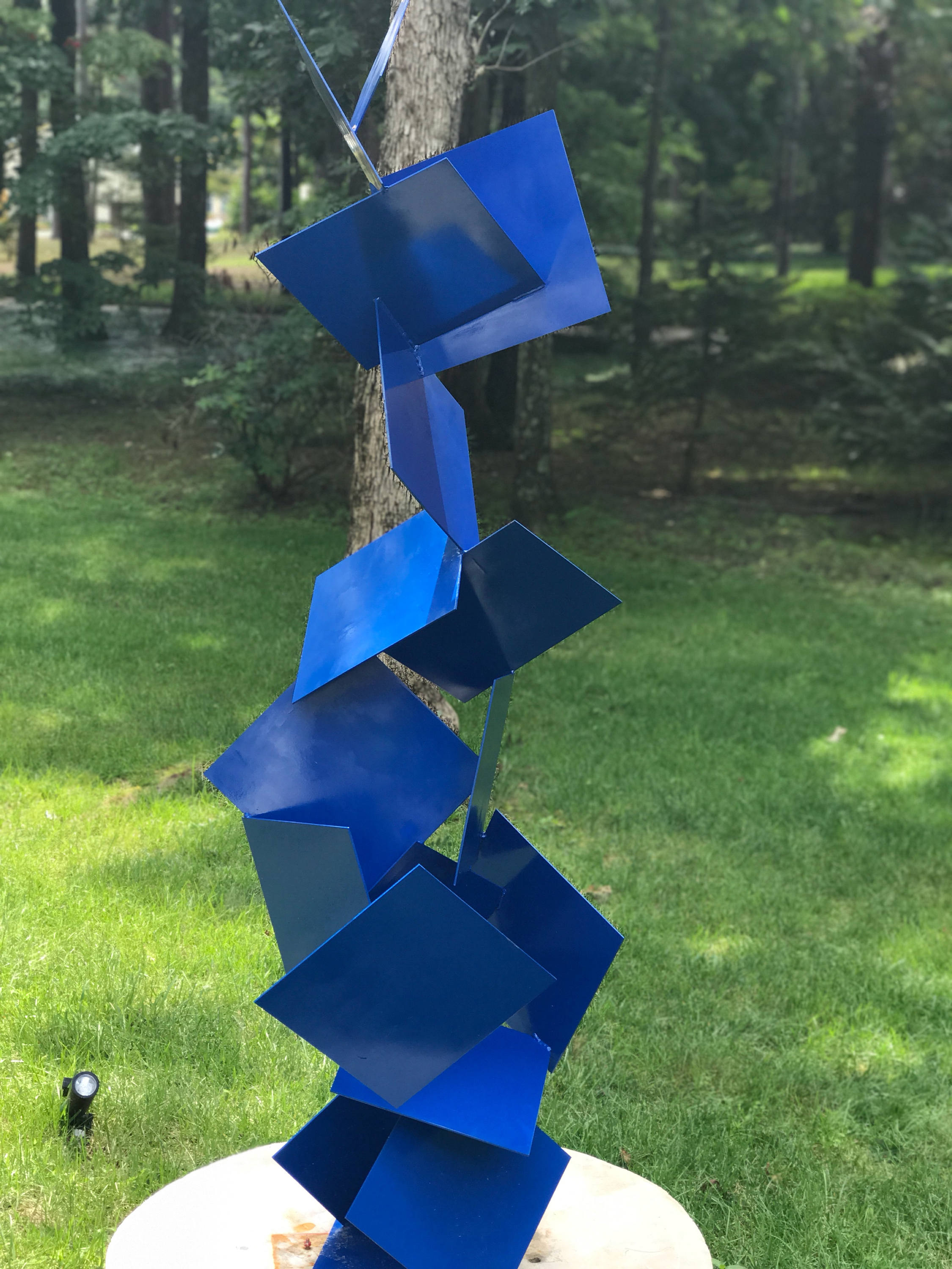 Sotto II, Balanced Gravity Abstract Modern Oversized Sculpture Powder ...