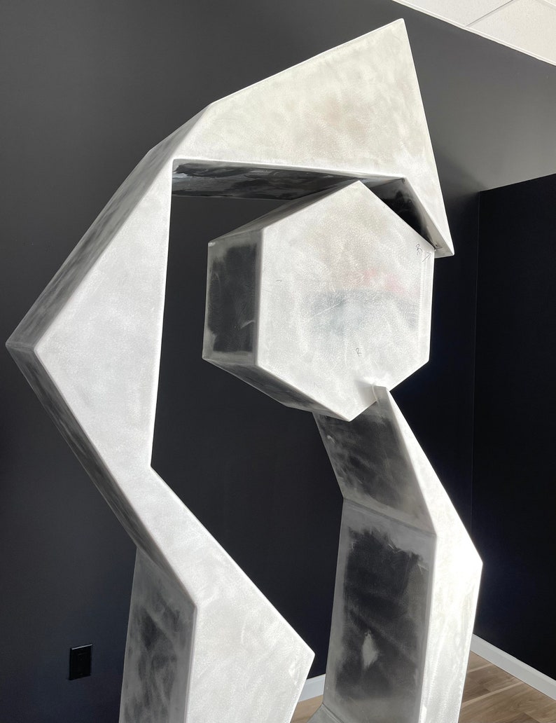 Triology Large Abstract Outdoor Sculpture Modern Commercial Residential ...